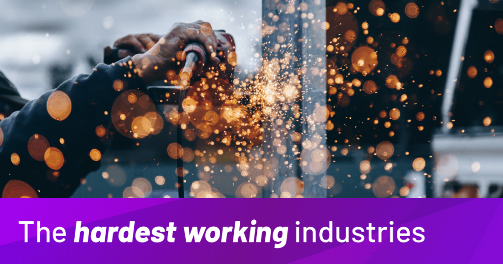 Who Works The Most In 2021? Hardest Working UK Industries - Merchant ...