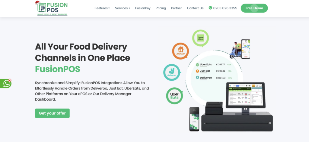 5 Best Online Ordering Systems for Takeaway & Delivery In The UK - Merchant Machine