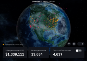 Real-Time Map Of Shopify Transactions On Black Friday 2020 - Merchant ...