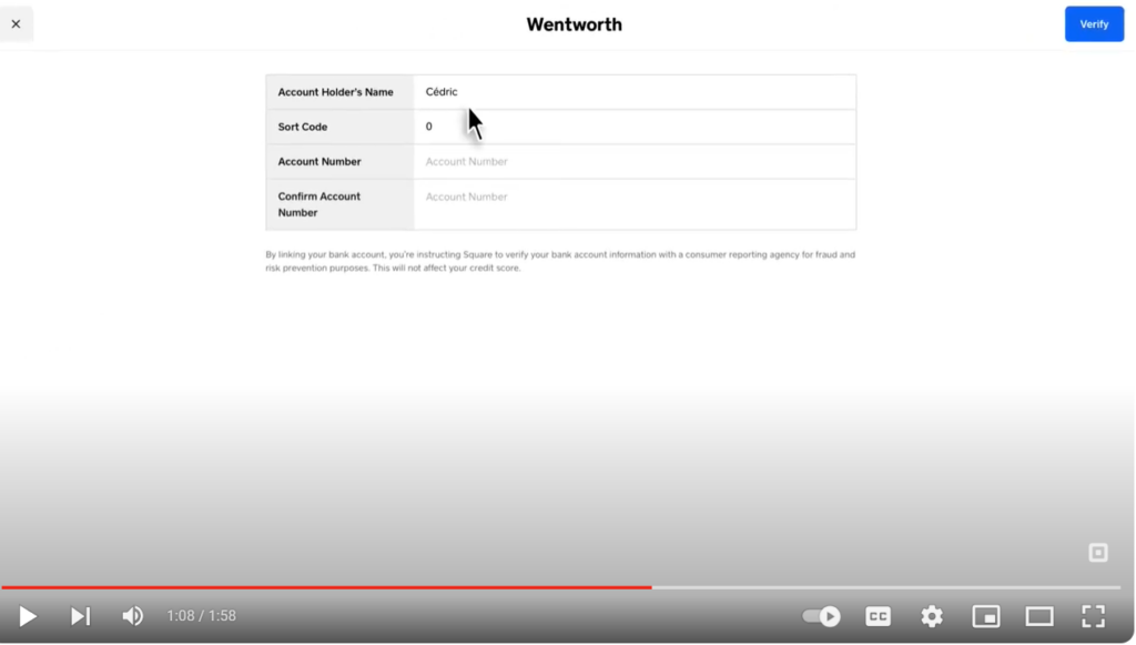 How To Link Or Edit Your Bank Account With Square - Merchant Machine