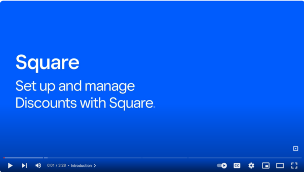 How To Setup Manage Discounts With Square Merchant Machine