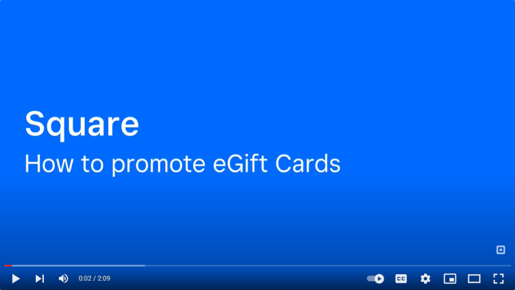 How to Promote Square eGift Cards - Merchant Machine